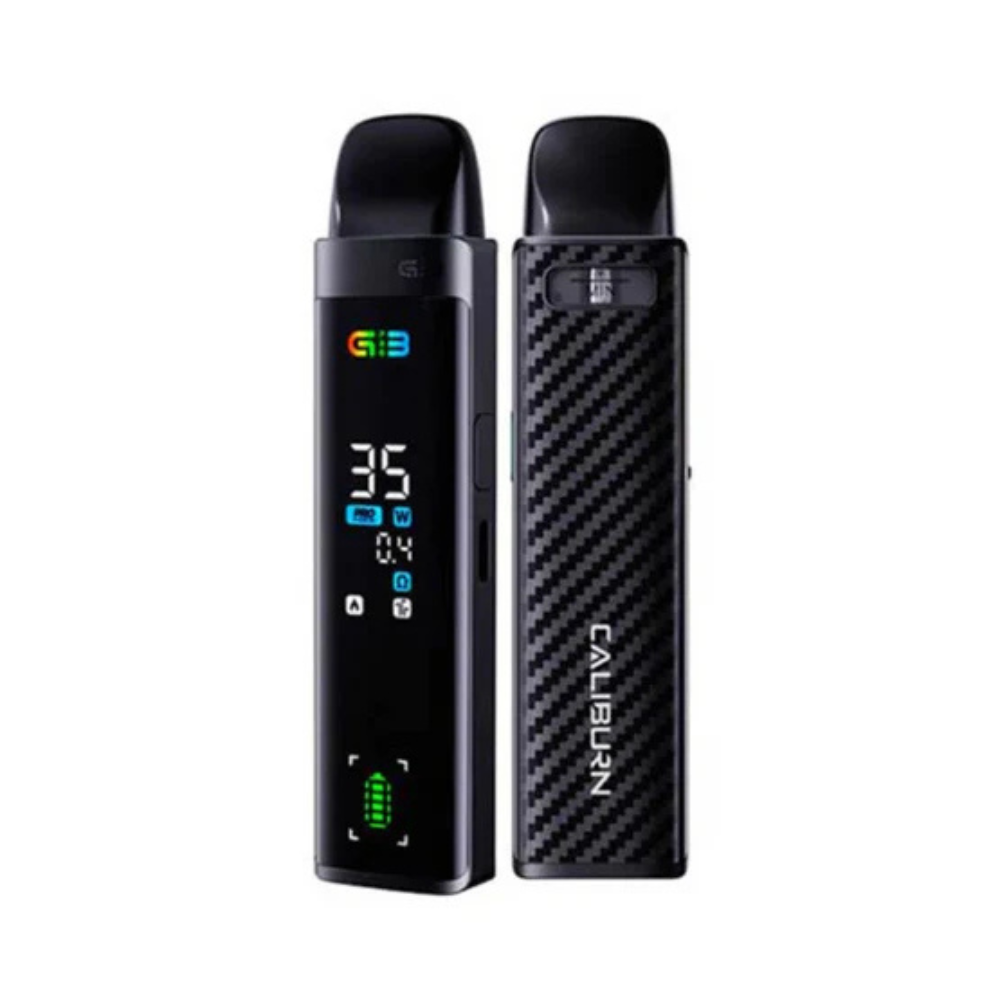 Caliburn G3 PRO Vaping Device Kit (Black Carbon) – Puff Vapes Online