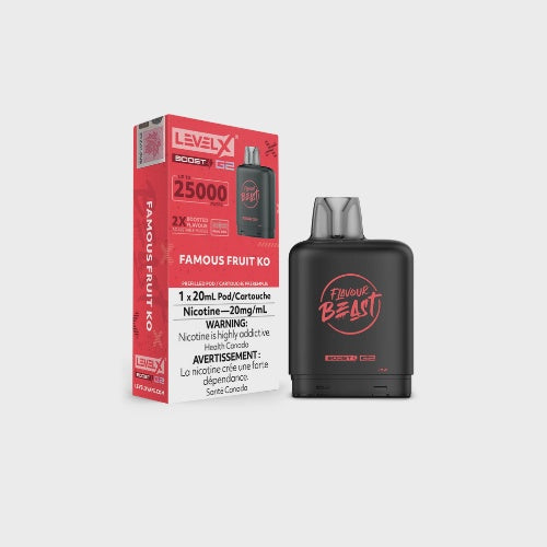 Flavour Beast Boost G2 Level X Iced Pod 20mL Famous Fruit Ko 25000 Puf ...