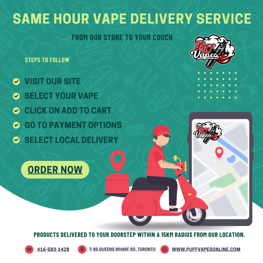 Vape Store Toronto - Buy Disposables, Vape Juices & More – Puff Vapes ...