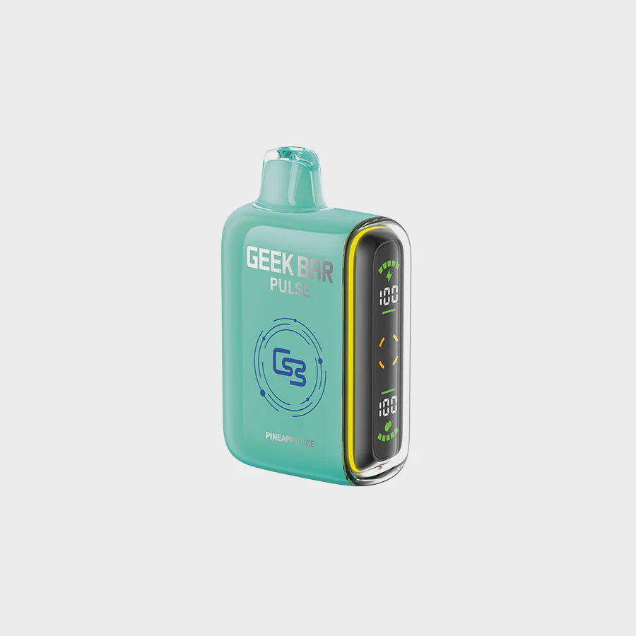 Geek Bar Pulse Disposable 16 mL Pineapple Ice 9000 Puffs 20mg – Puff ...