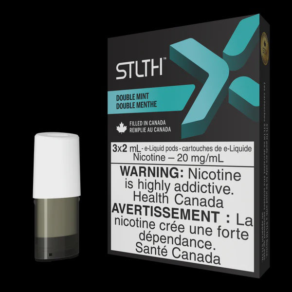 STLTH X Double Mint 3 x 2mL Pods 20mg – Puff Vapes Online