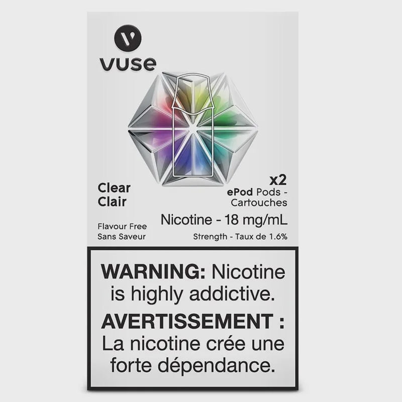 Vuse ePod Clear 20mg – Puff Vapes Online