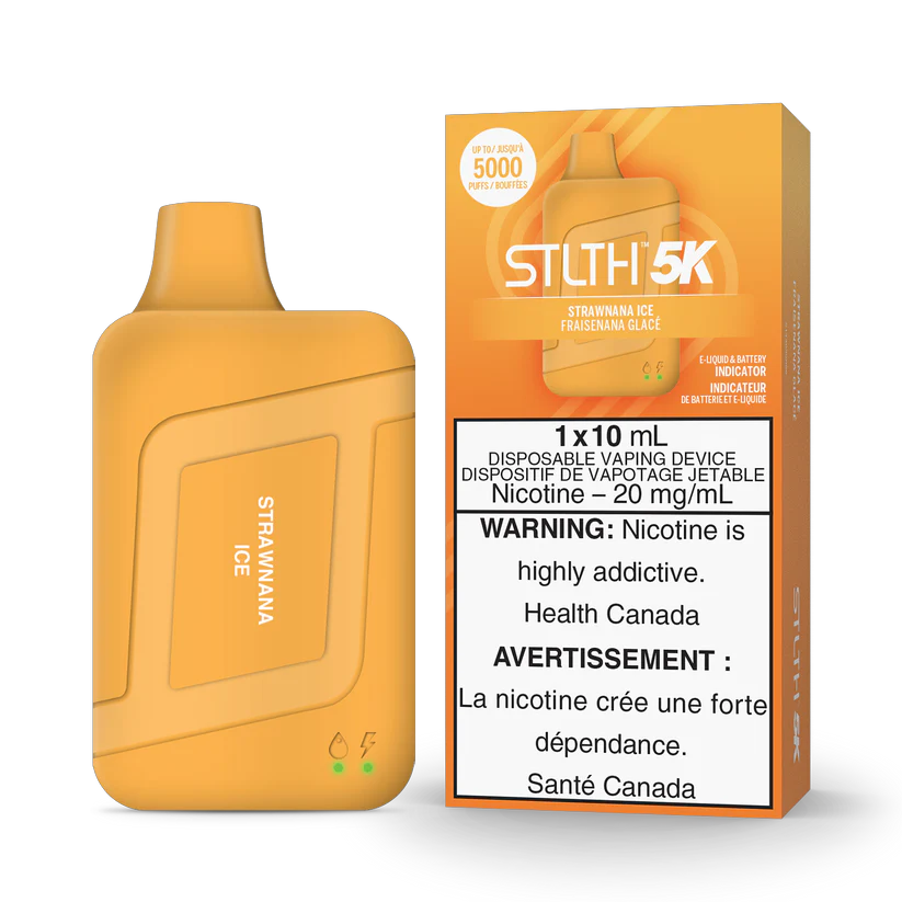 STLTH 5K Strawnana Ice 10mL 5000 Puffs 20mg – Puff Vapes Online