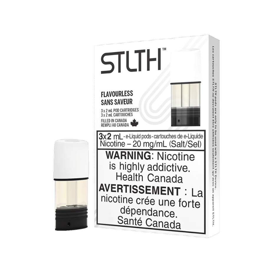 STLTH Flavourless 3 x 2mL Pods – Puff Vapes Online